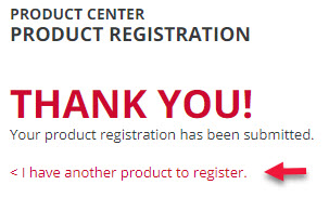 How do I register my product